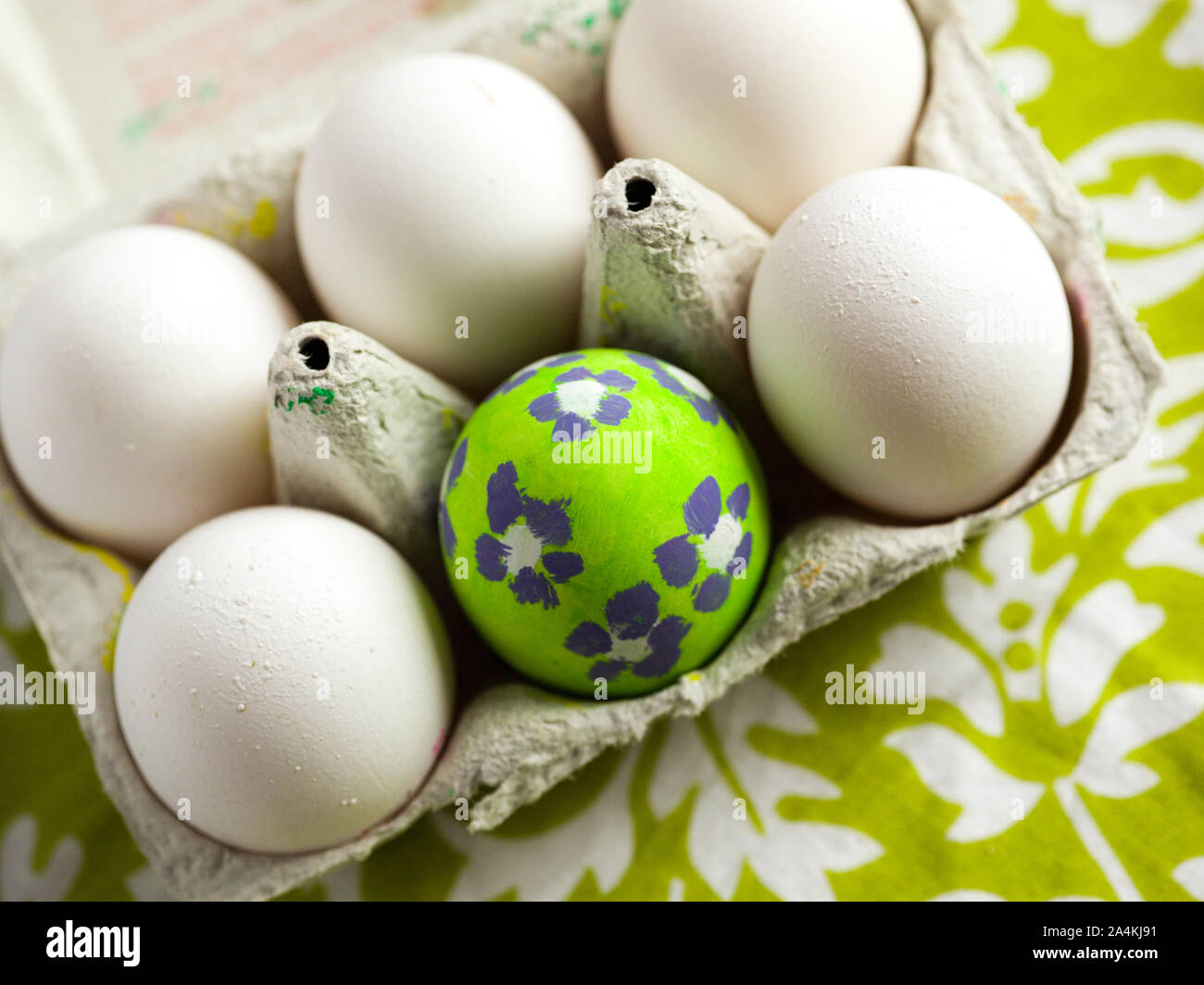 Easter eggs - one stands out Stock Photo - Alamy