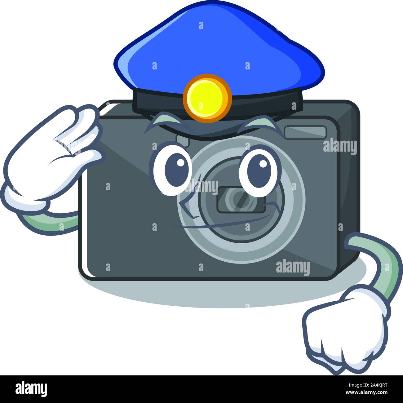 Police digital camera in the cartoon shape Stock Vector Image & Art - Alamy
