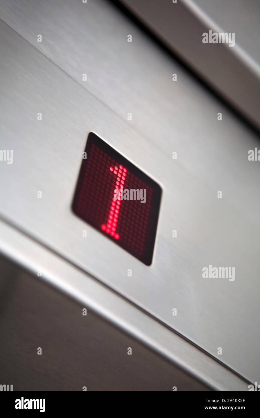 Elevator numbers hi-res stock photography and images - Alamy