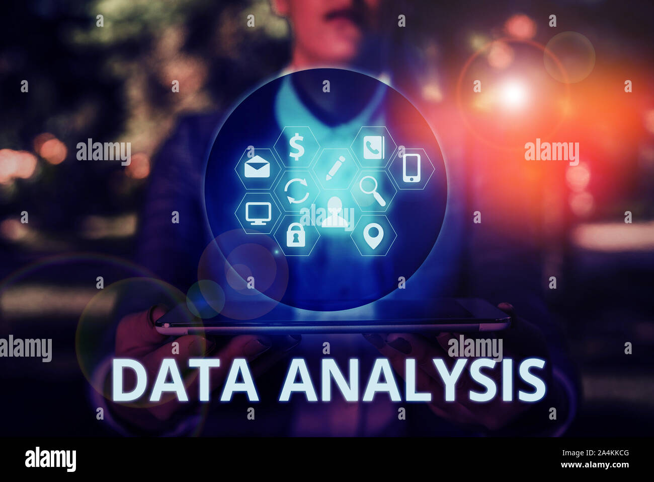 Text sign showing Data Analysis. Business photo text Translate numbers to Analytical Conclusion ...