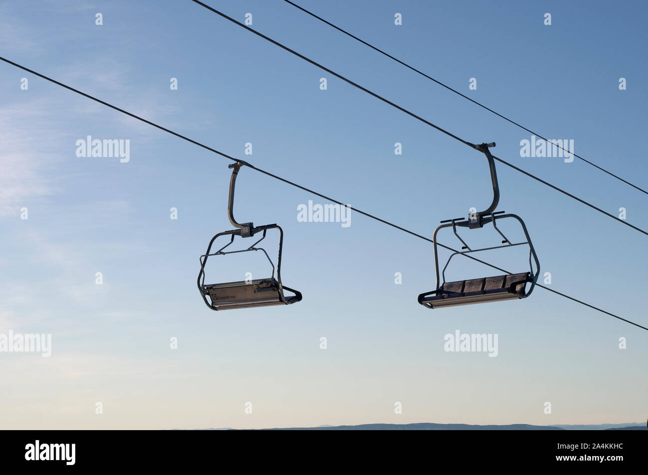 Chair lift in Norway Stock Photo - Alamy