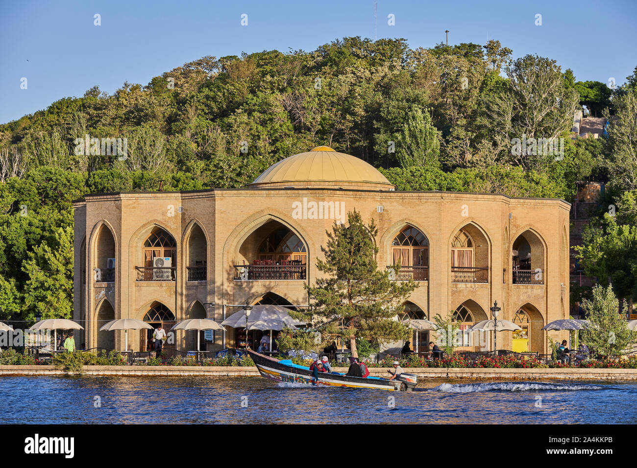 The El Goli Park in the Iranian city of Tabriz, taken on 30.05.2017 ...