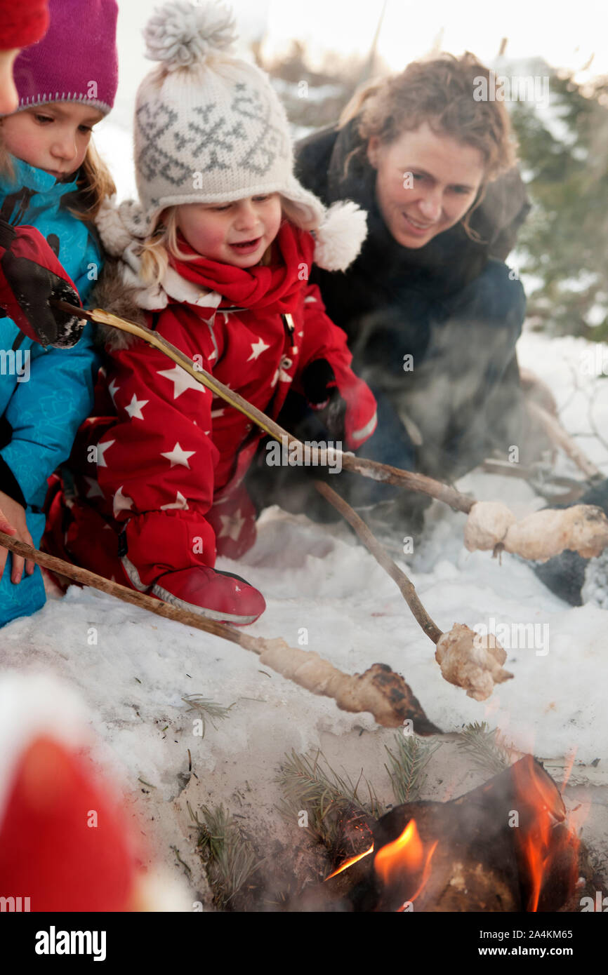 Fire snow children hi-res stock photography and images - Alamy