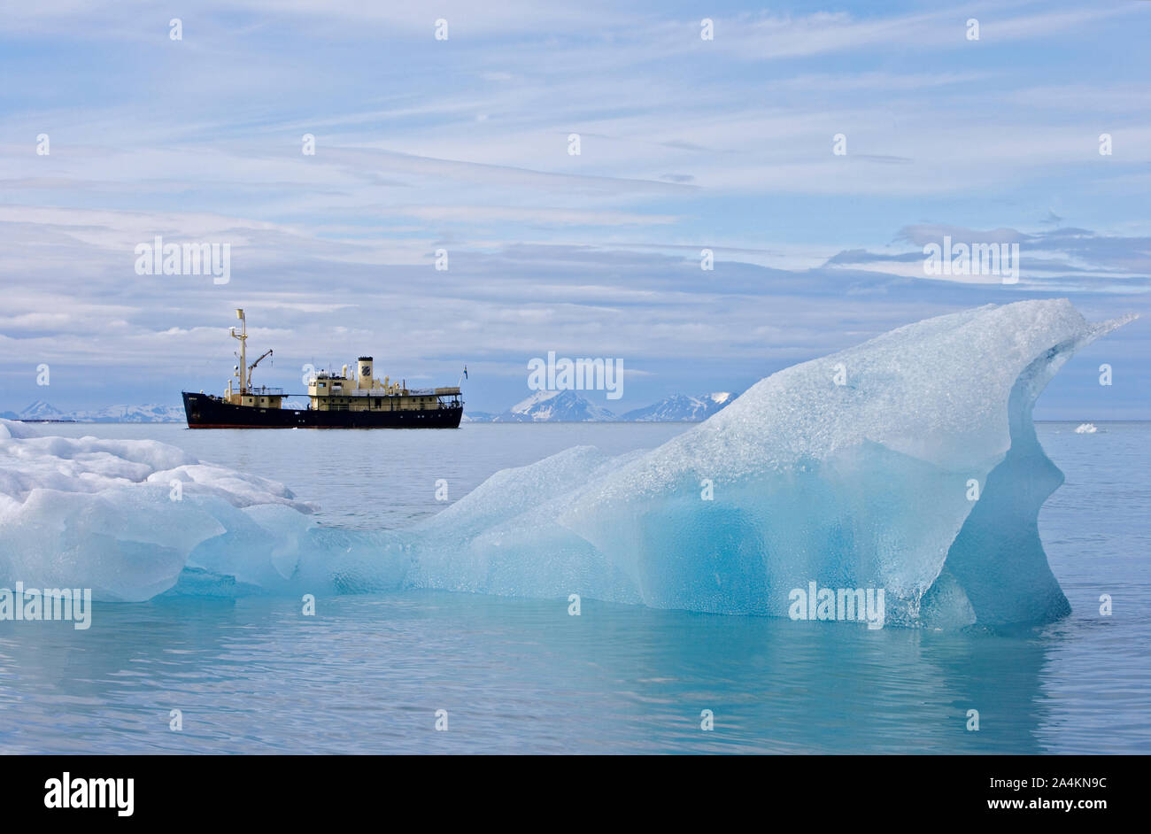 Ship, Spitsbergen / Svalbard Stock Photo - Alamy