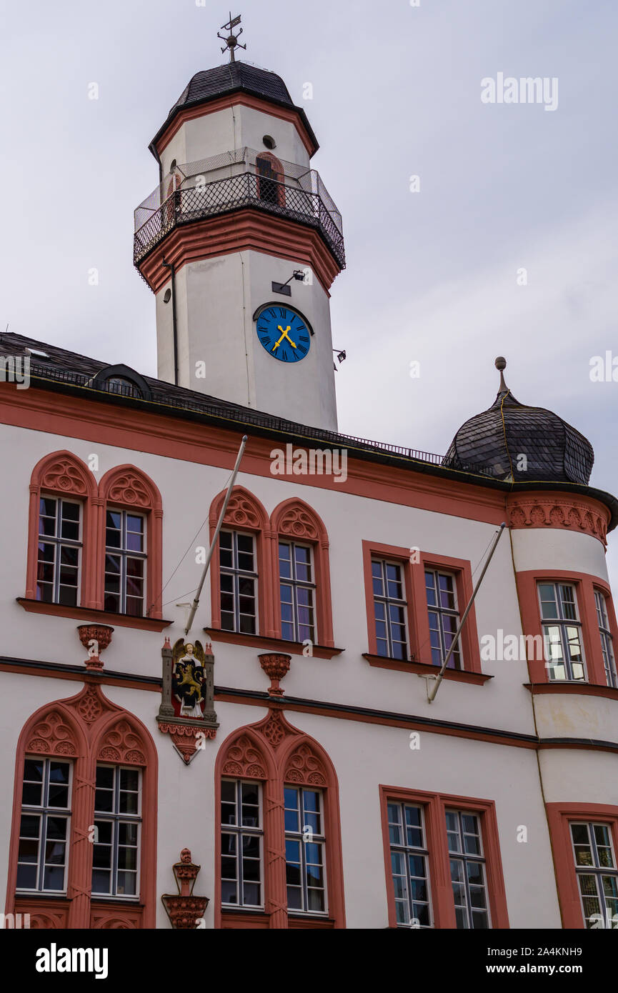 Town hall of Hof an der Saale in Bavaria Germany Stock Photo - Alamy
