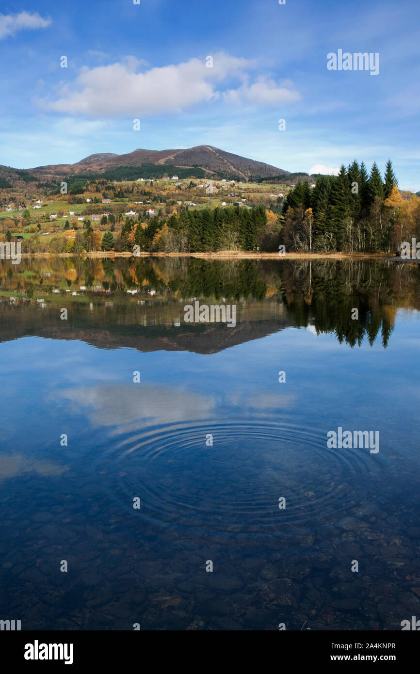 Rotevatnet lake in Volda, Norway Stock Photo - Alamy