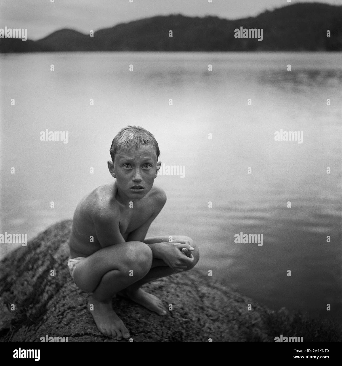 Swim shorts Black and White Stock Photos & Images - Alamy