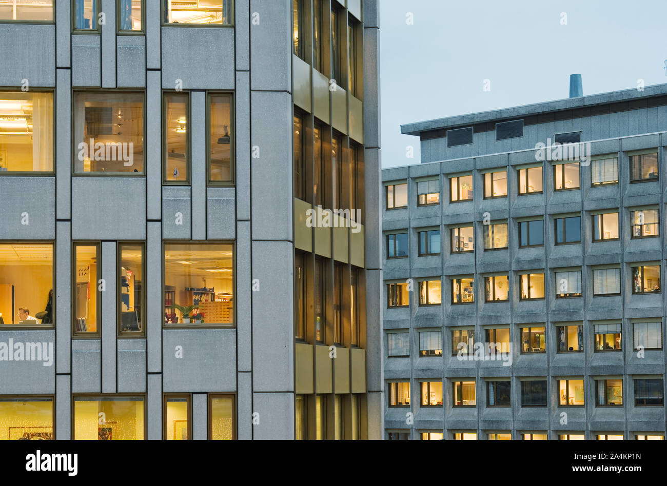 Office block in Oslo Stock Photo - Alamy