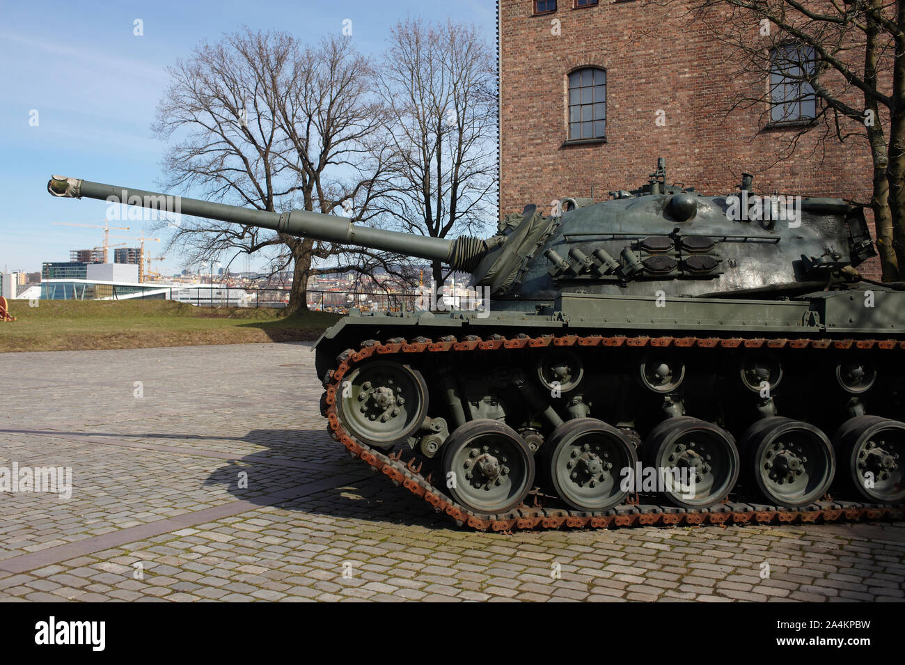 Oslo Defense museum at Akershus castle /military tank / tanks Stock ...