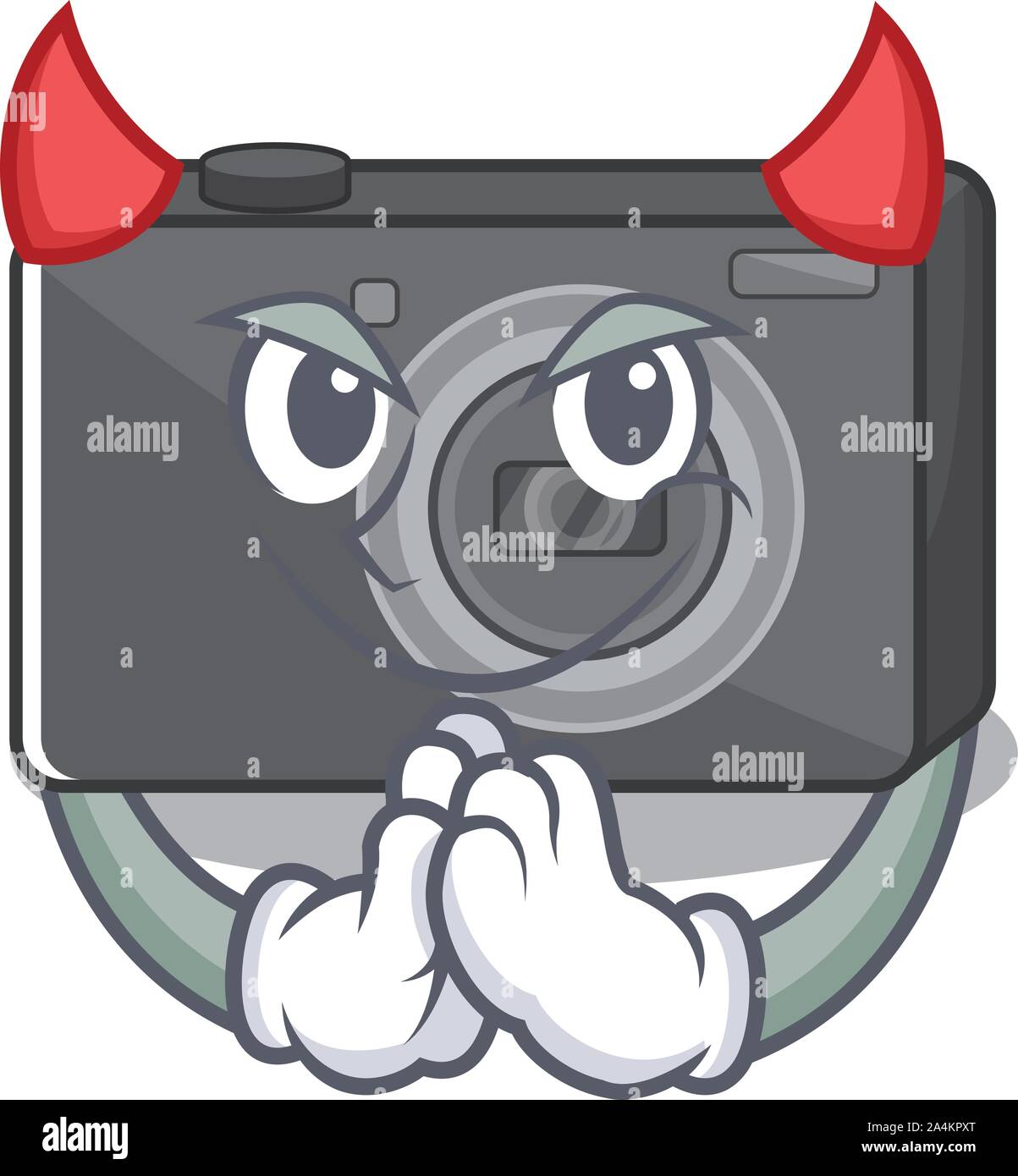Scary on camera Stock Vector Images - Alamy