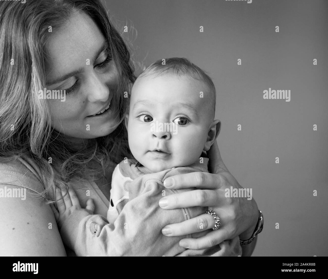 Mother and baby Stock Photo - Alamy
