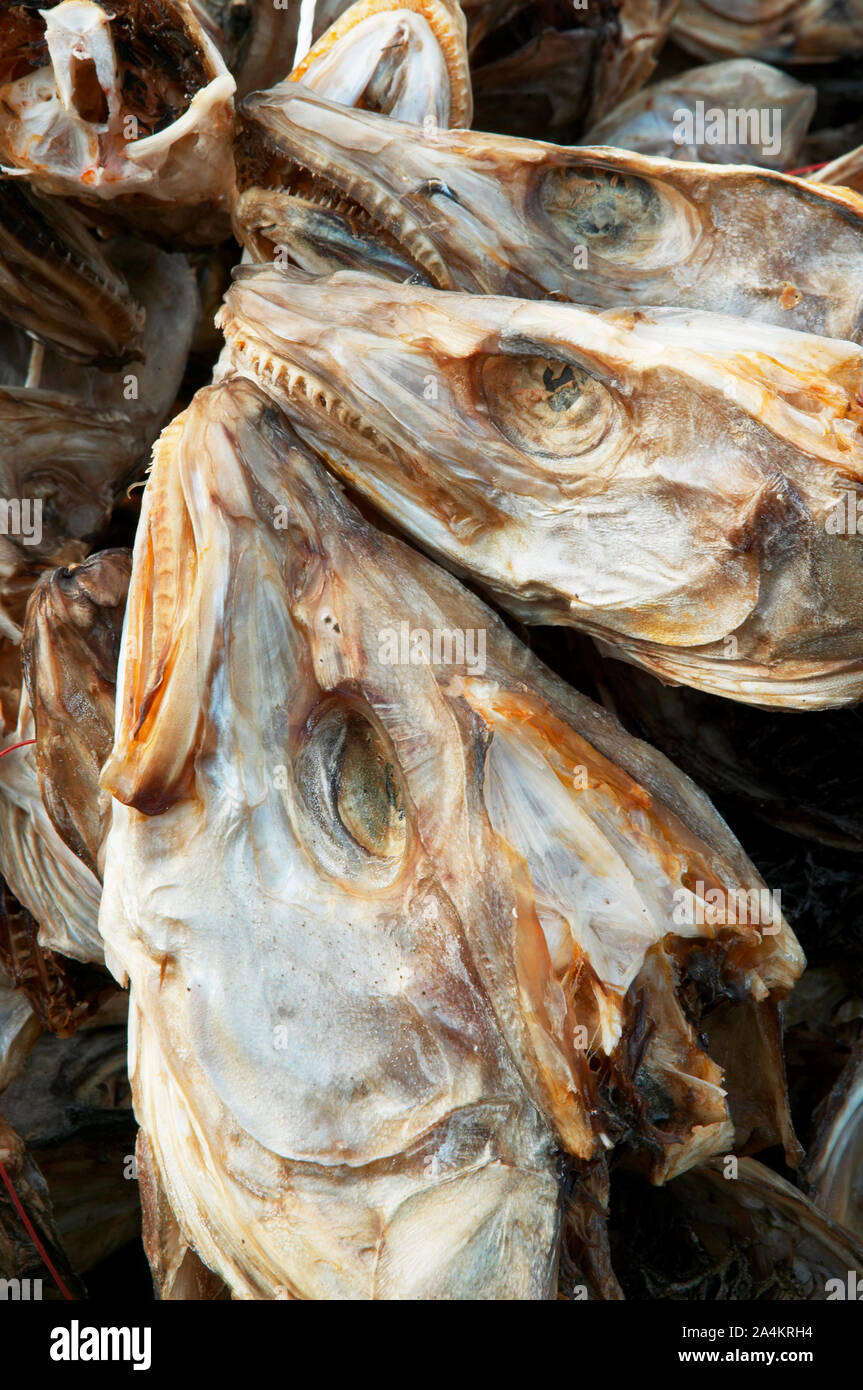 Cod ´s head Stock Photo - Alamy