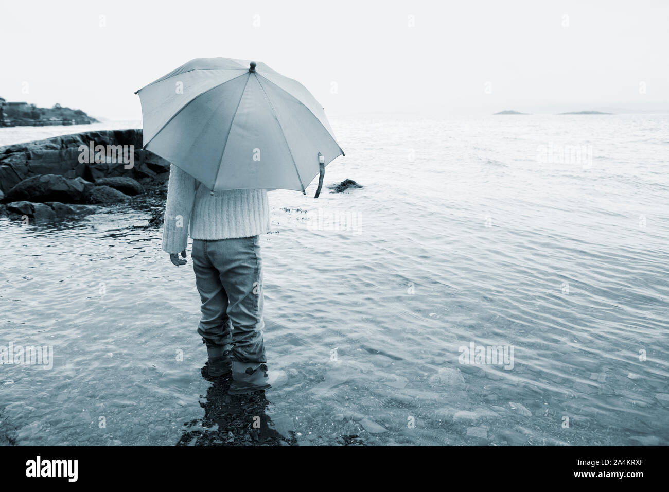 Standing in the water Stock Photo - Alamy
