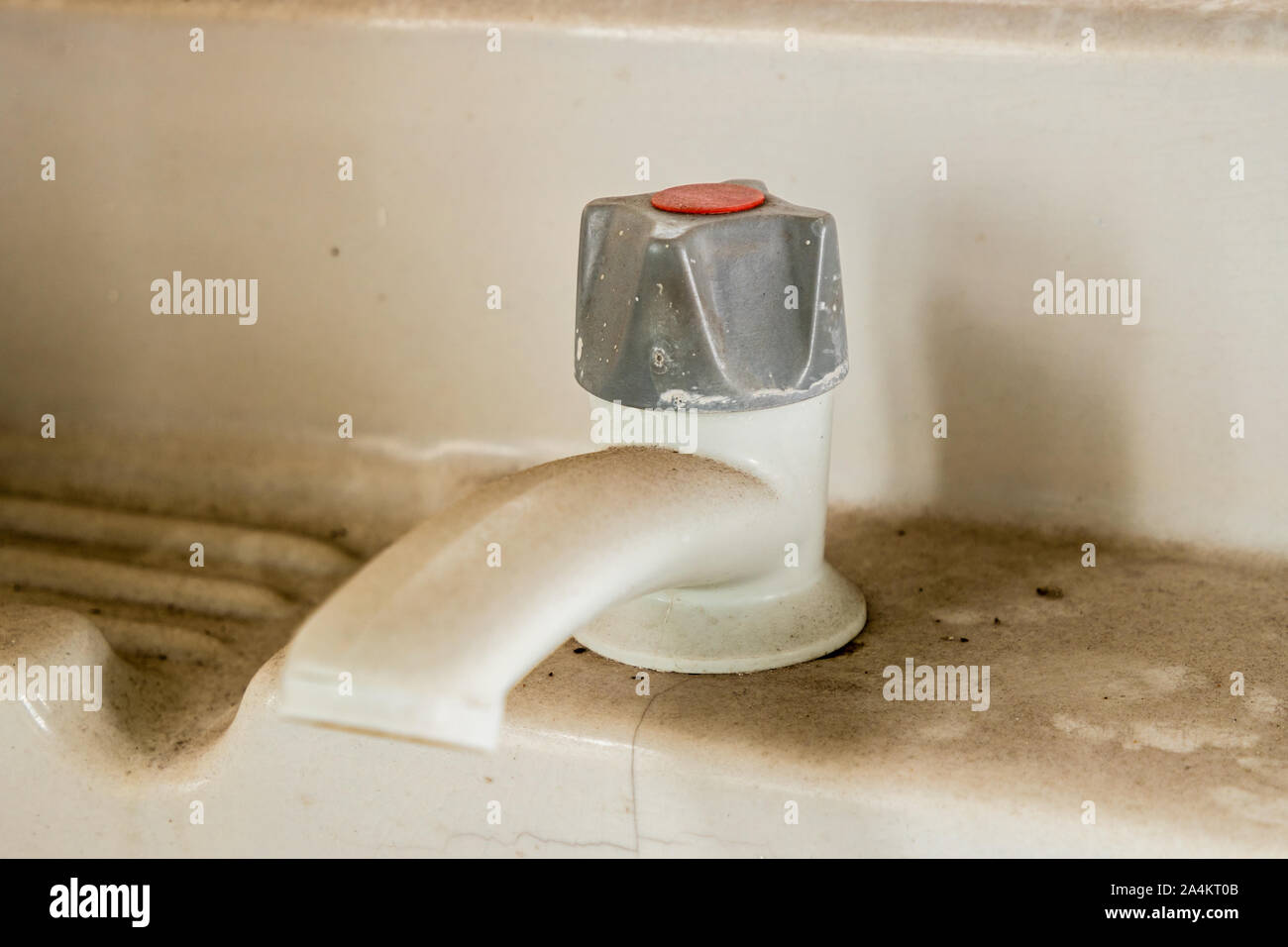 Old tap in the bathroom Stock Photo - Alamy