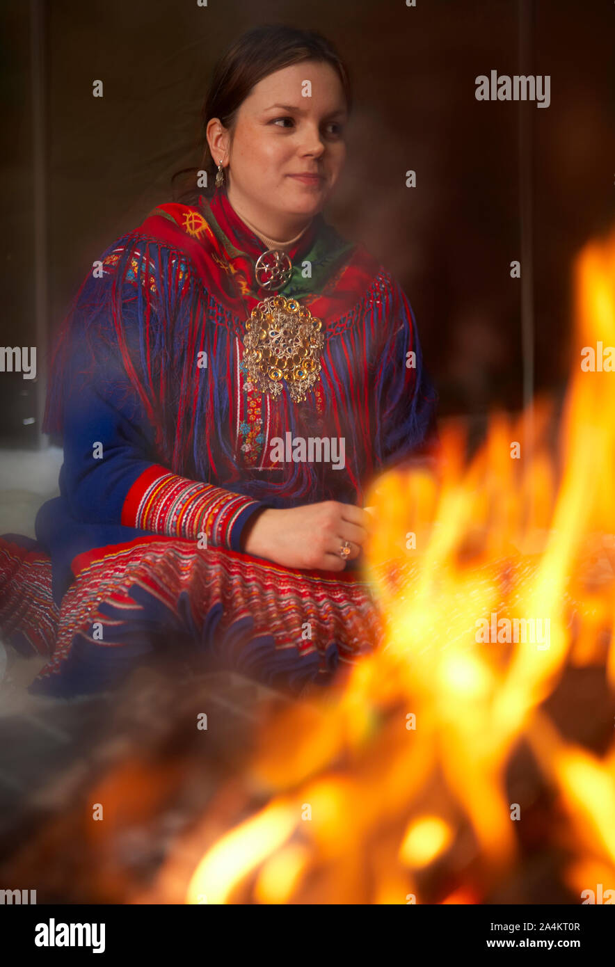 Laplander girl hi-res stock photography and images - Alamy