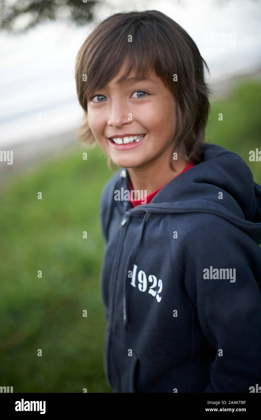 Smiling girl - portrait Stock Photo - Alamy