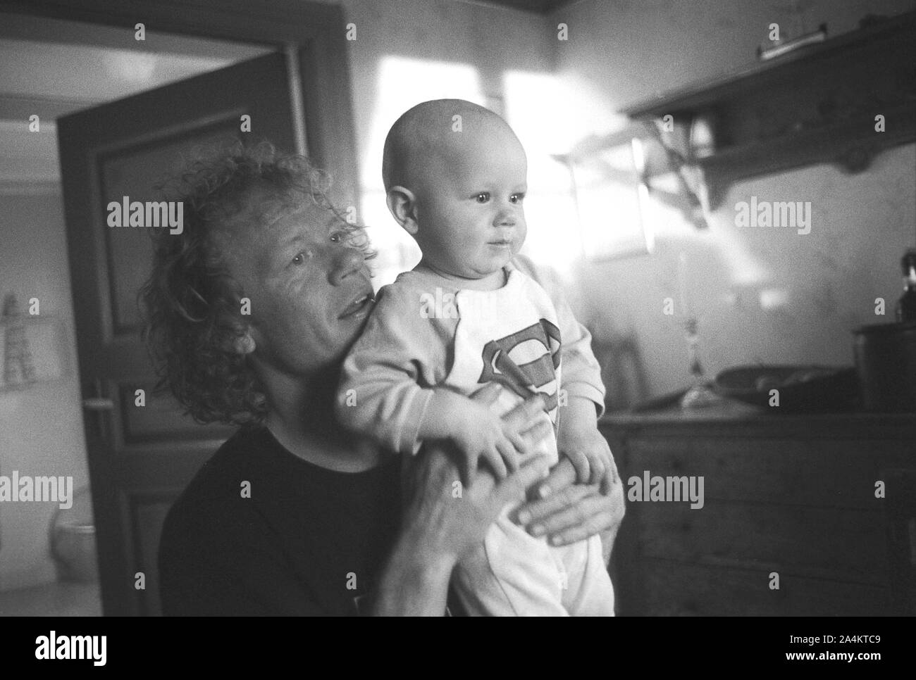 Man and child Stock Photo - Alamy