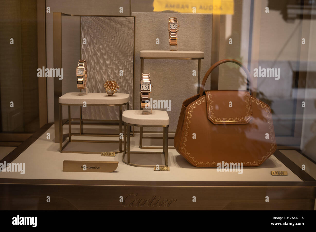 Milan, Italy – September 21, 2019: Cartier store in Milan ...