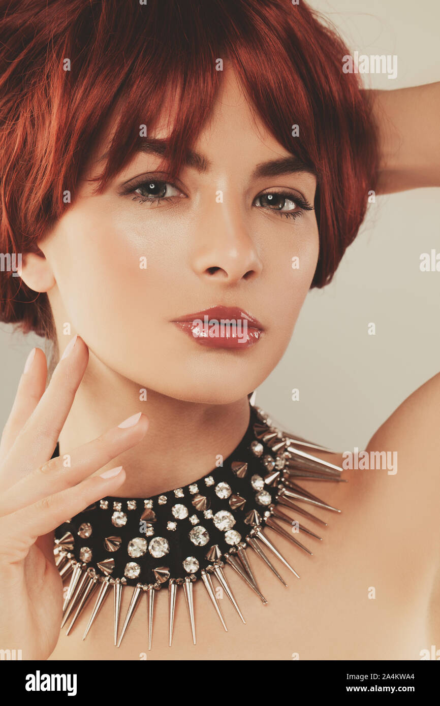 Ginger hair close up hi-res stock photography and images - Alamy