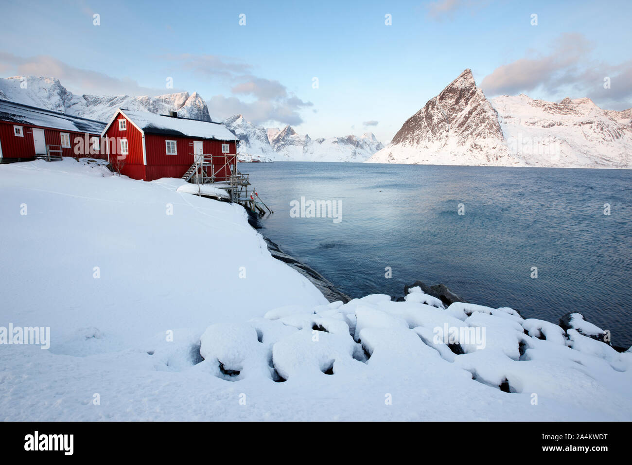 Moskenes village in Lofoten Stock Photo - Alamy
