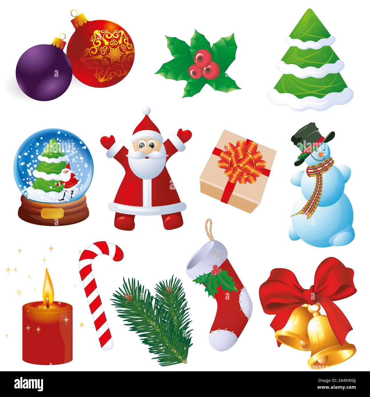 Christmas tree bal Stock Vector Images - Alamy