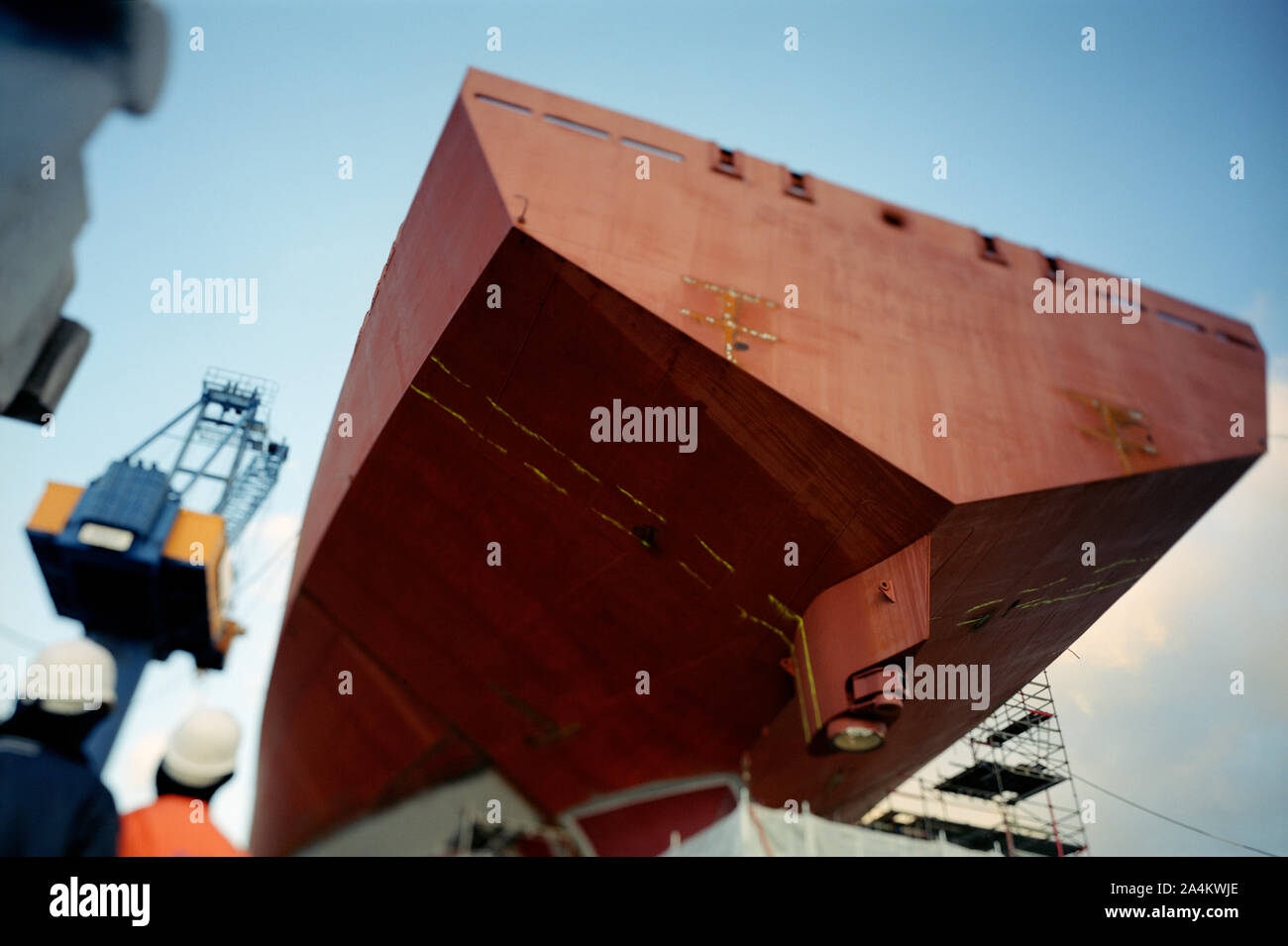 Shipyard in Germany Stock Photo - Alamy