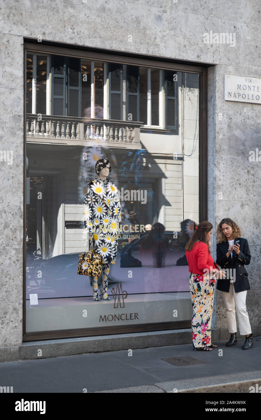 Moncler shop hi-res stock photography and images - Alamy
