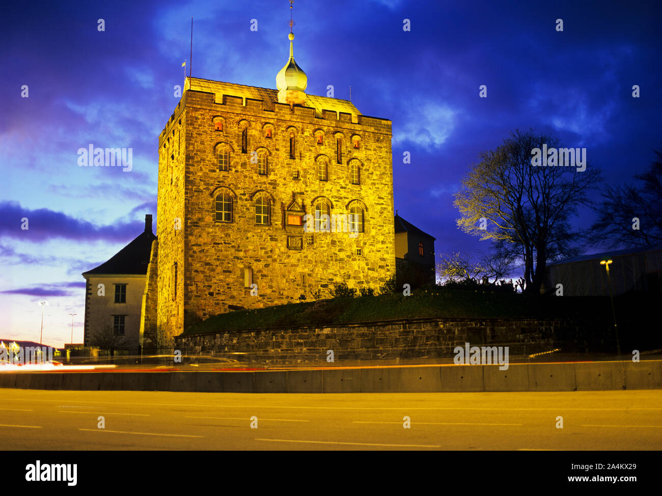 Rosenkrantz tower and museum (Rosenkrantztårnet), part of Bergenhus ...