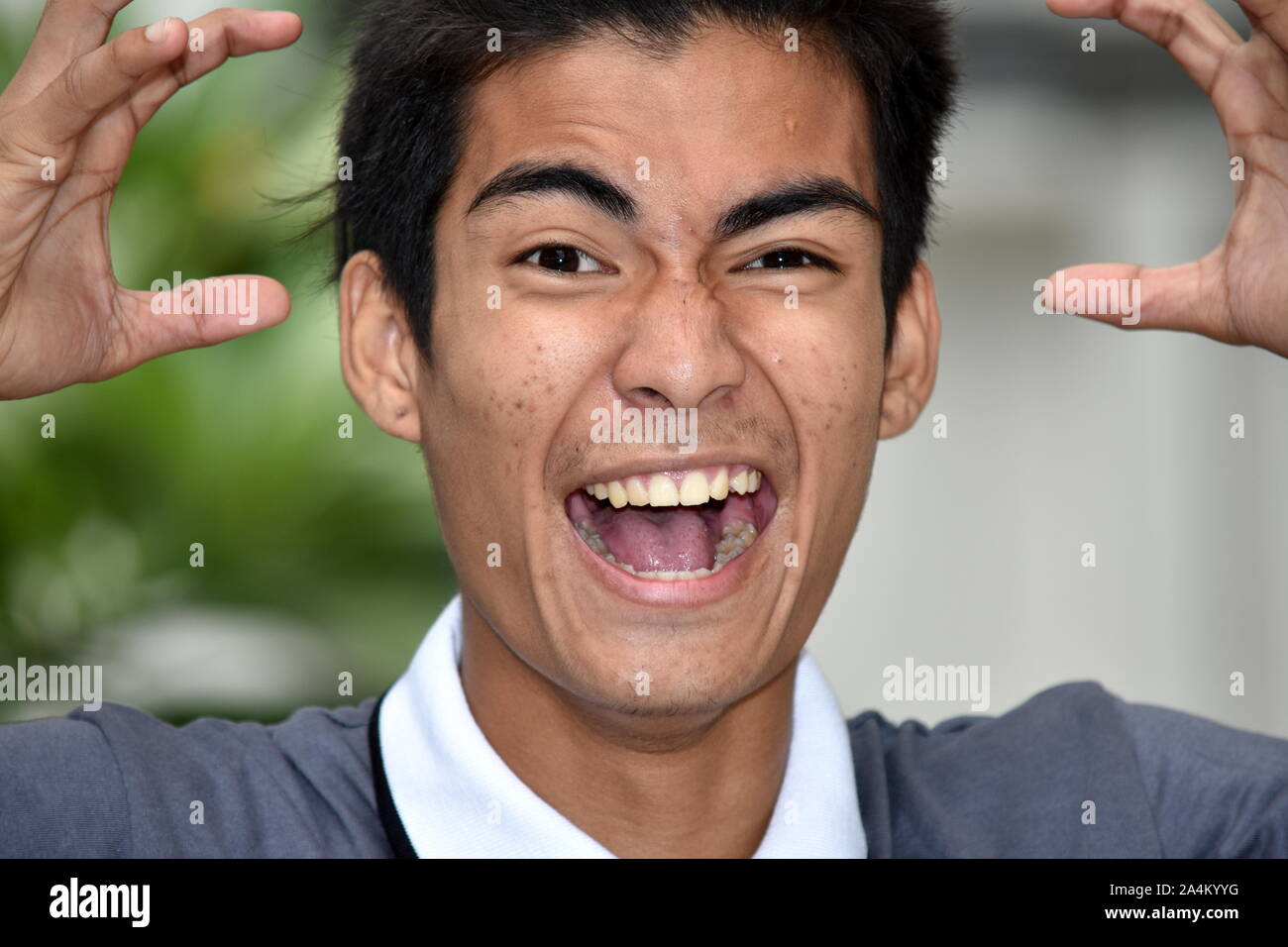 Man Under Stress Stock Photo - Alamy