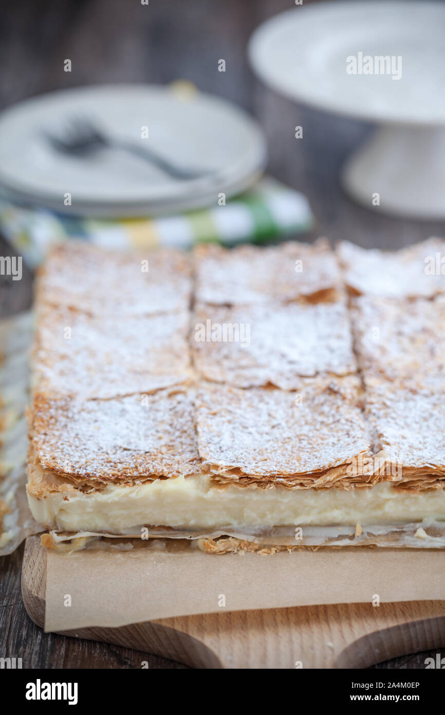 Kremowka cake hi-res stock photography and images - Alamy