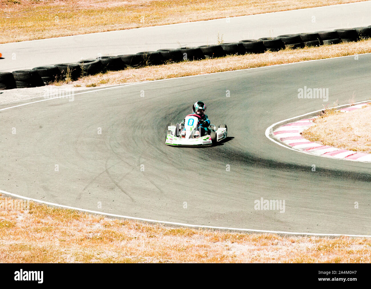 Go cart field Stock Photo - Alamy
