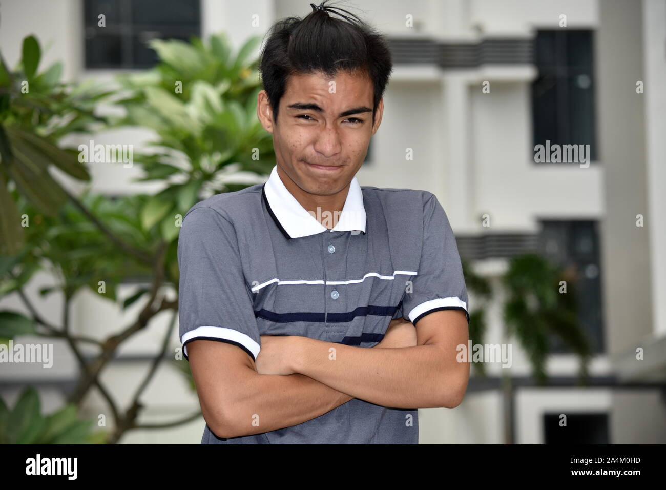 Stubborn Adult Male Stock Photo - Alamy