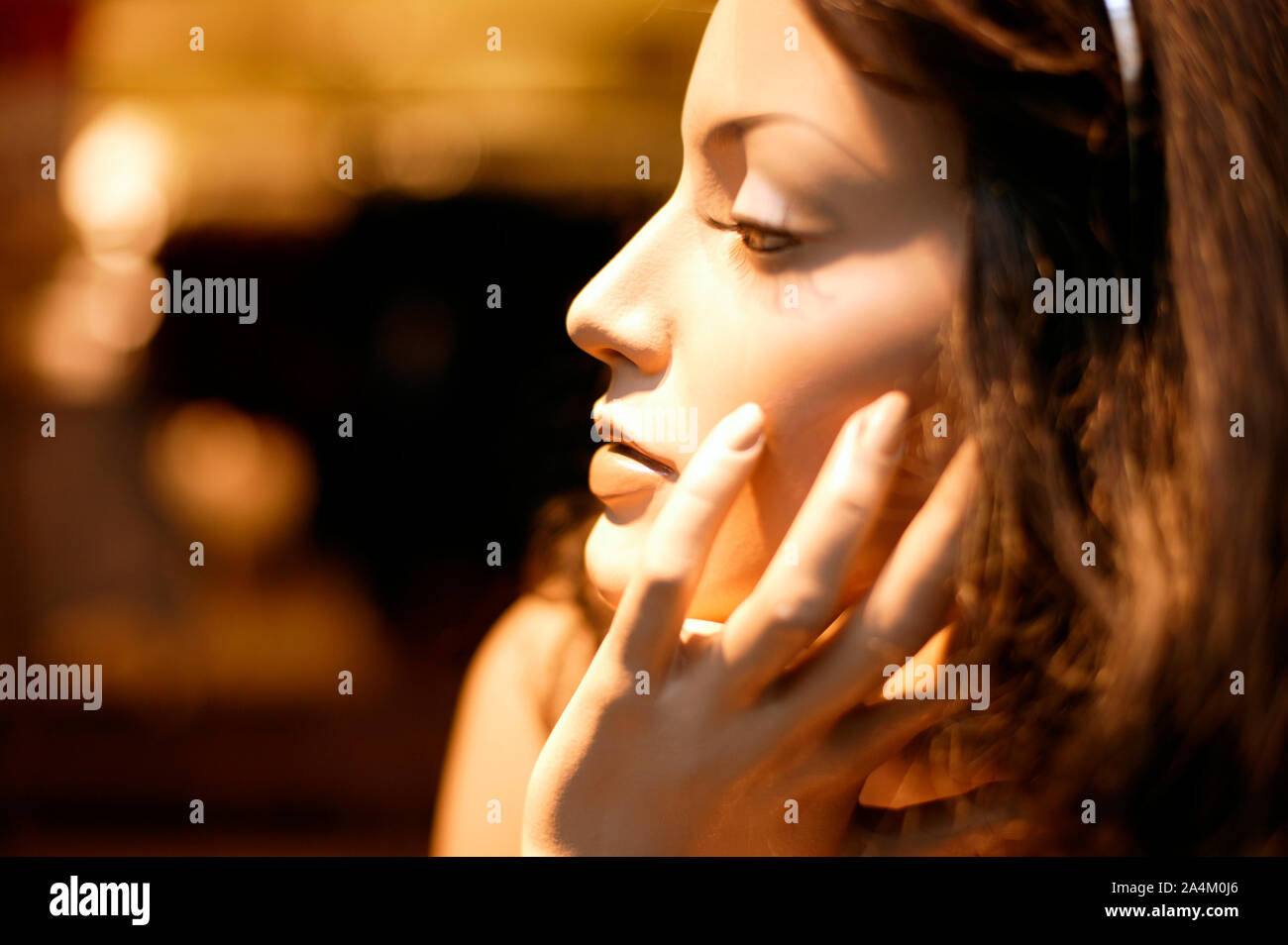 Window dummy - window display Stock Photo - Alamy