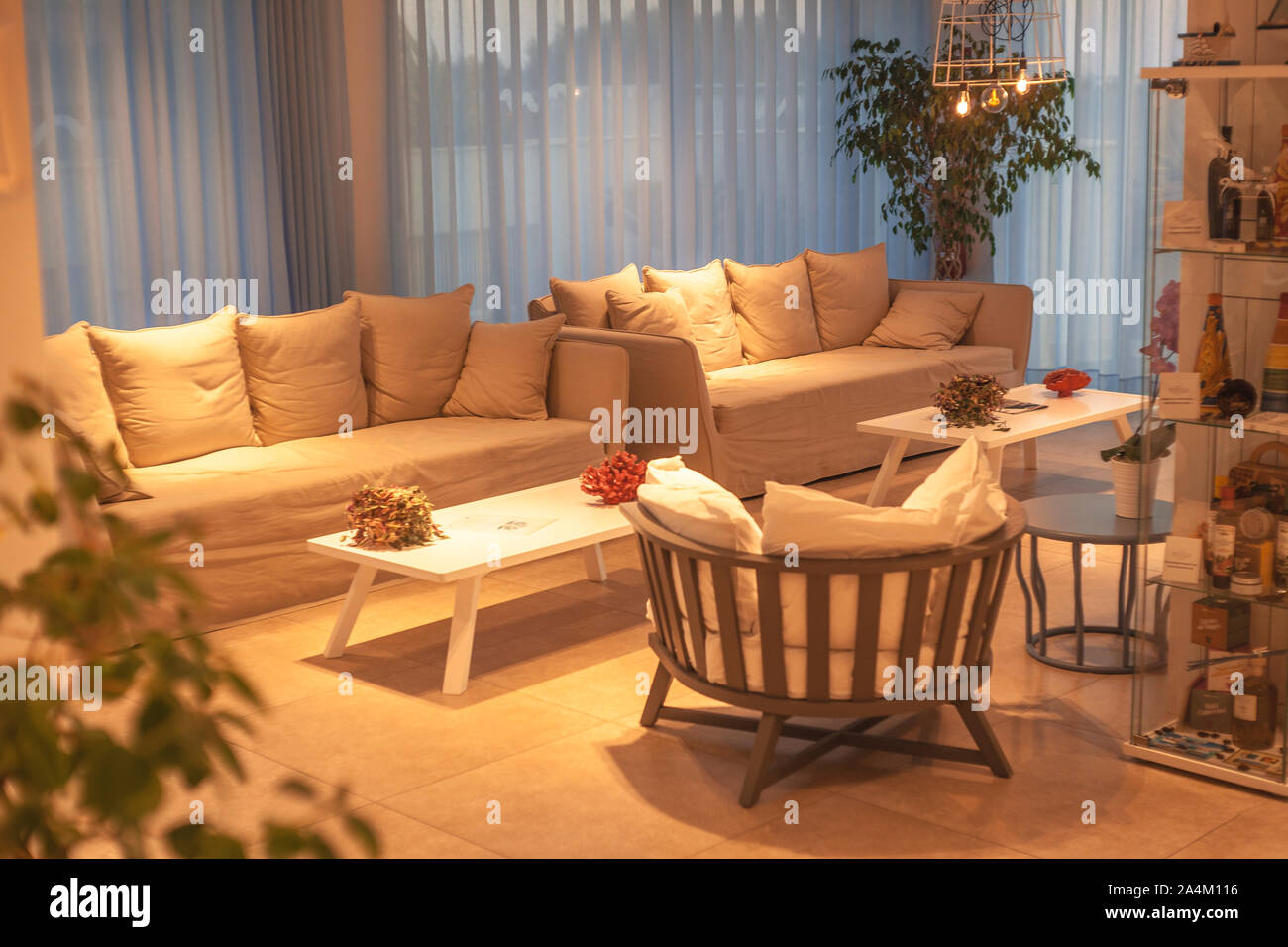 Sitting area on reception 2 Stock Photo - Alamy