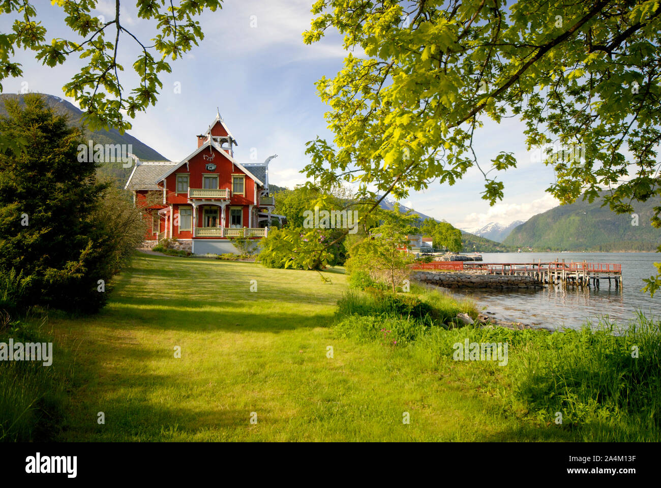 Balestrand at Sognefjorden Stock Photo - Alamy
