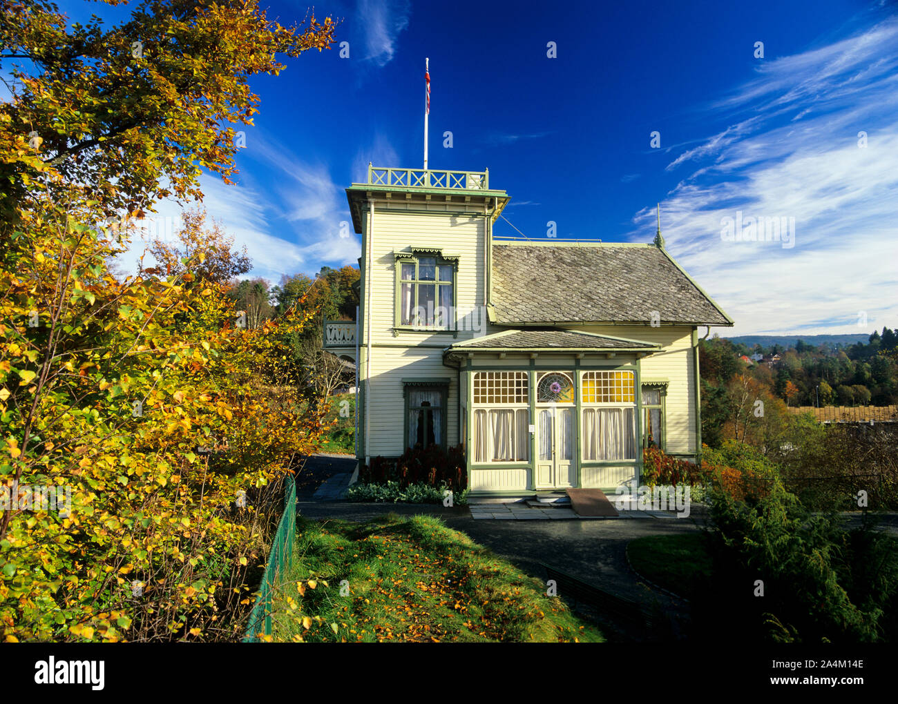 Troldhaugen, Edvard Grieg ´s home Stock Photo - Alamy