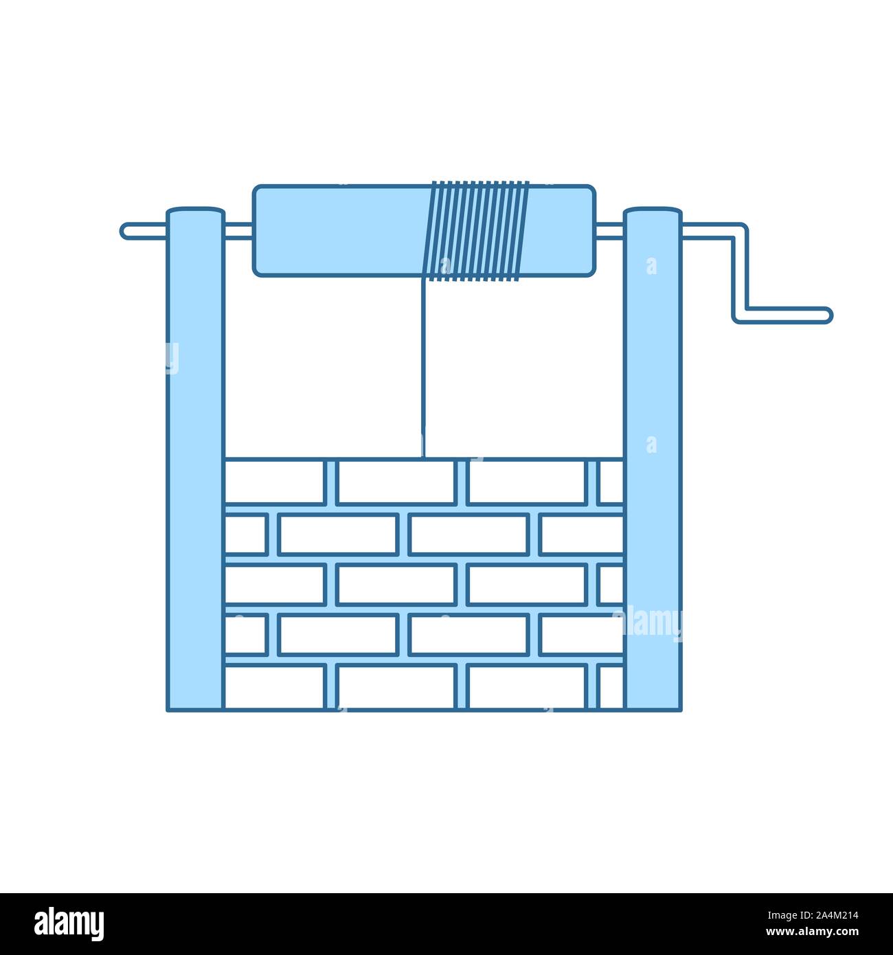 Wishing well roof Stock Vector Images - Alamy