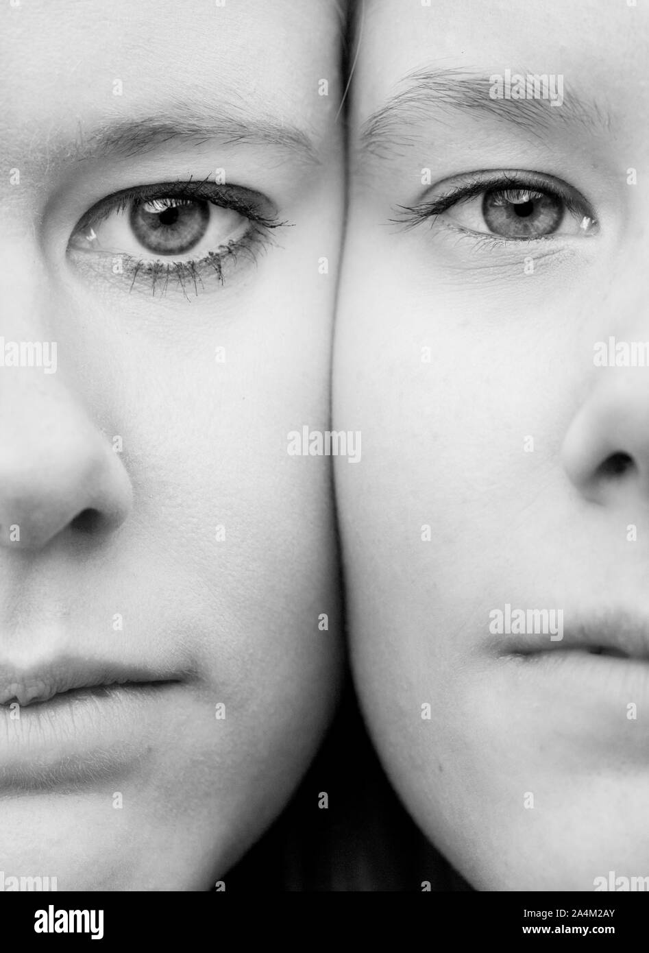 2 eyebrows hi-res stock photography and images - Alamy