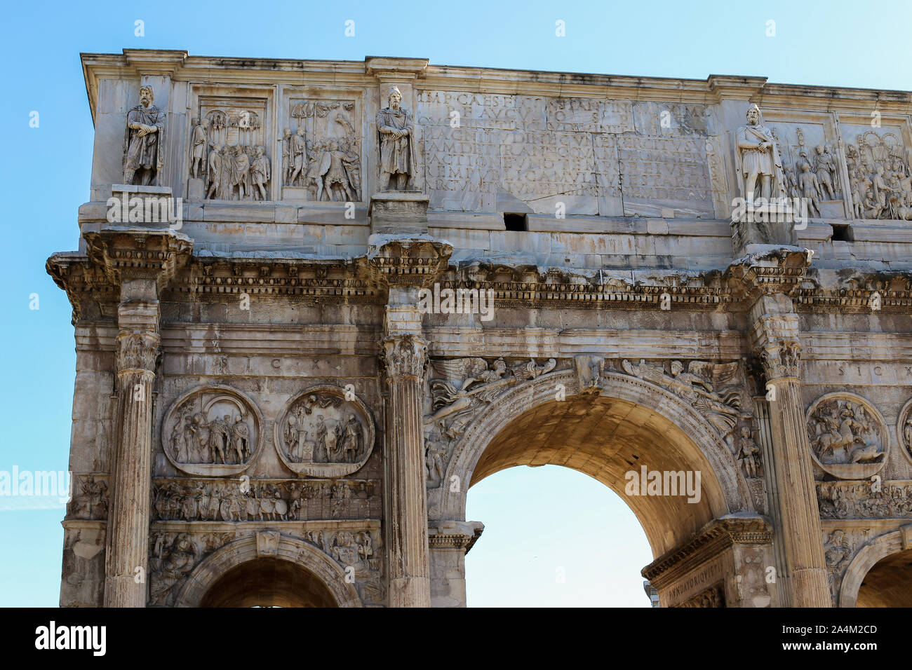 Arch of constantine closeup hi-res stock photography and images - Alamy