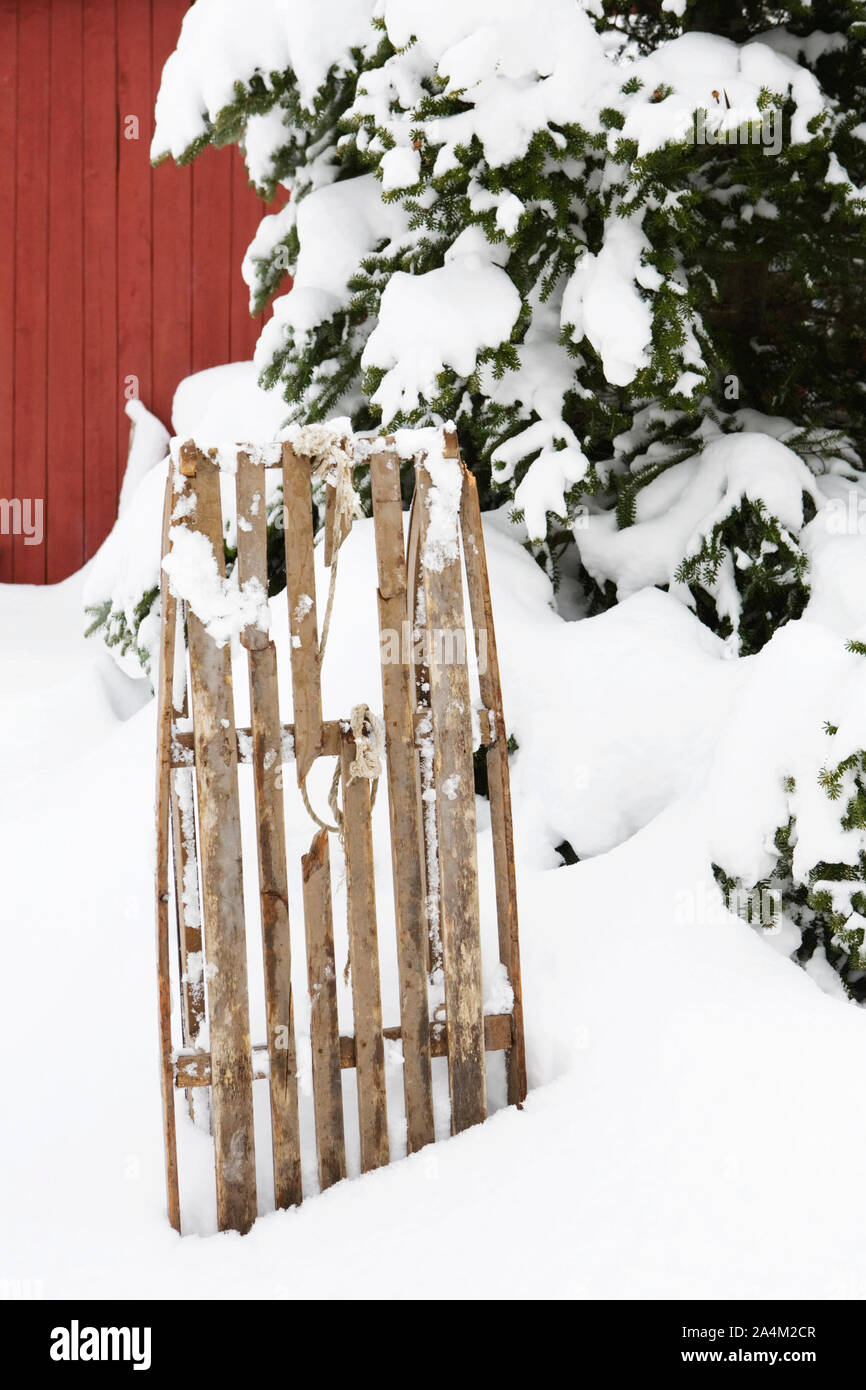 Sledges winter hi-res stock photography and images - Alamy