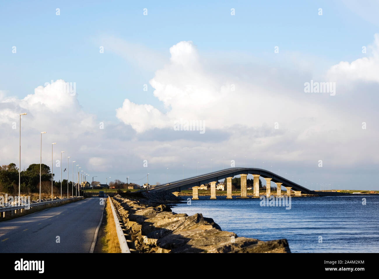 The Giske bridge Stock Photo - Alamy