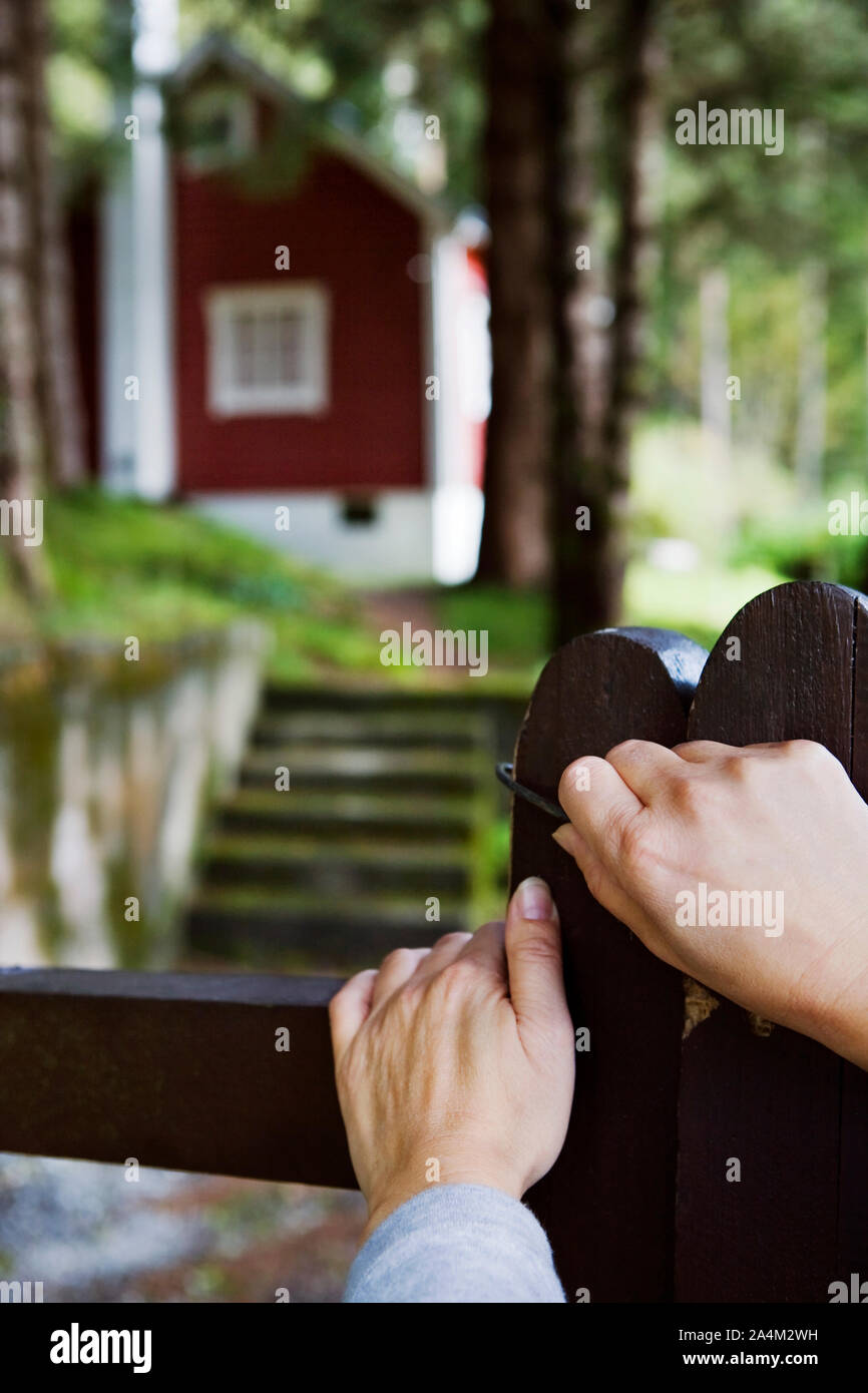 Visitor access gates hi-res stock photography and images - Alamy