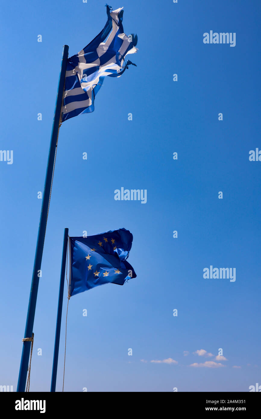 Two flags flying hi-res stock photography and images - Alamy