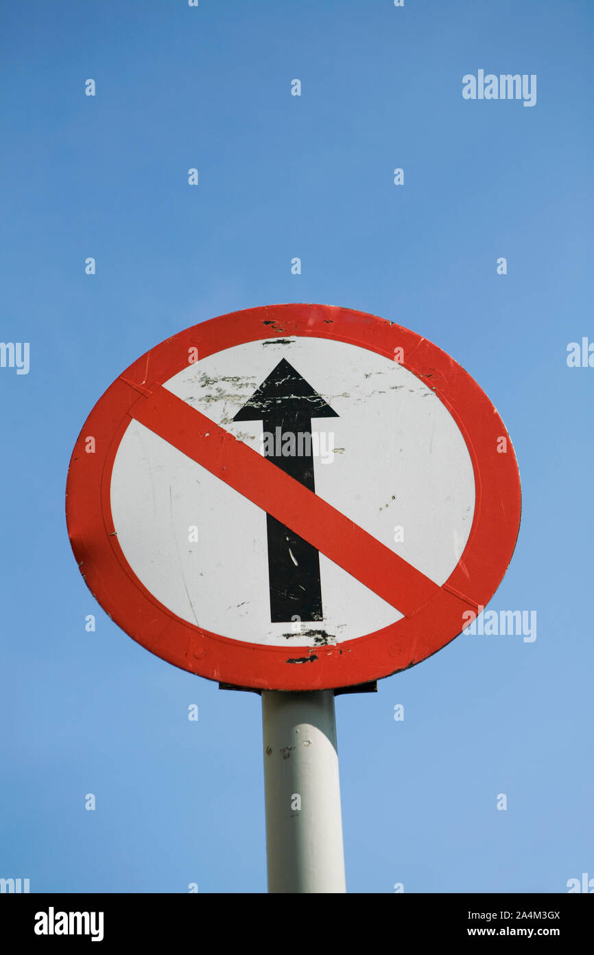 Forbidden direction hi-res stock photography and images - Alamy