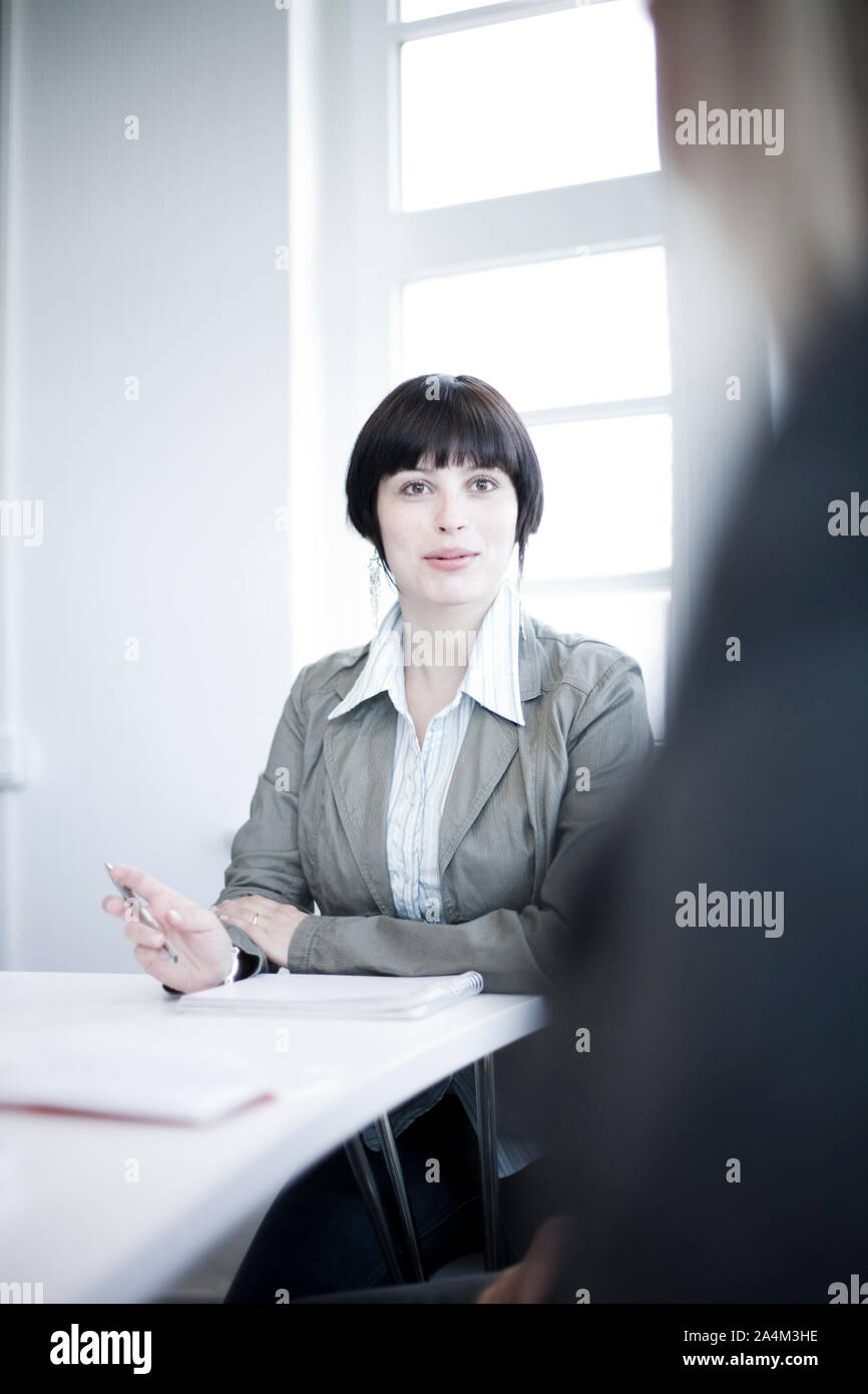 Businesswomen - an interview Stock Photo - Alamy
