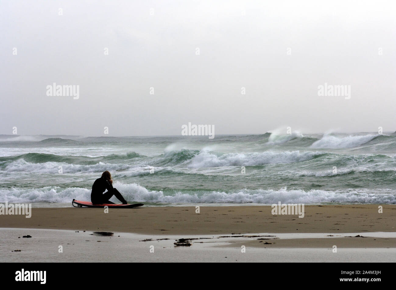 Windy beaches hi-res stock photography and images - Alamy