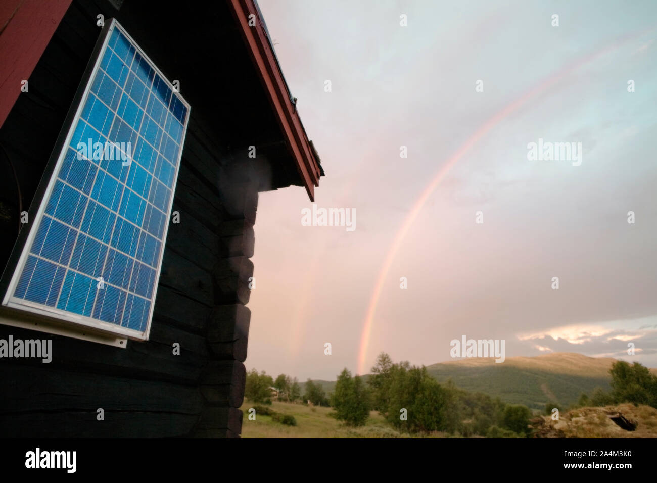Solar cell, photovoltaics, renewable energy in Norway Stock Photo - Alamy