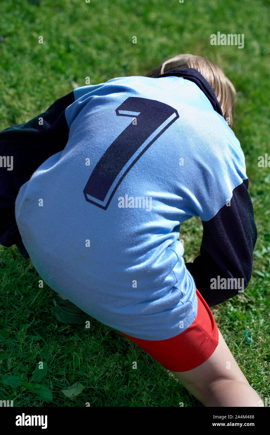 Boy sad soccer hi-res stock photography and images - Alamy
