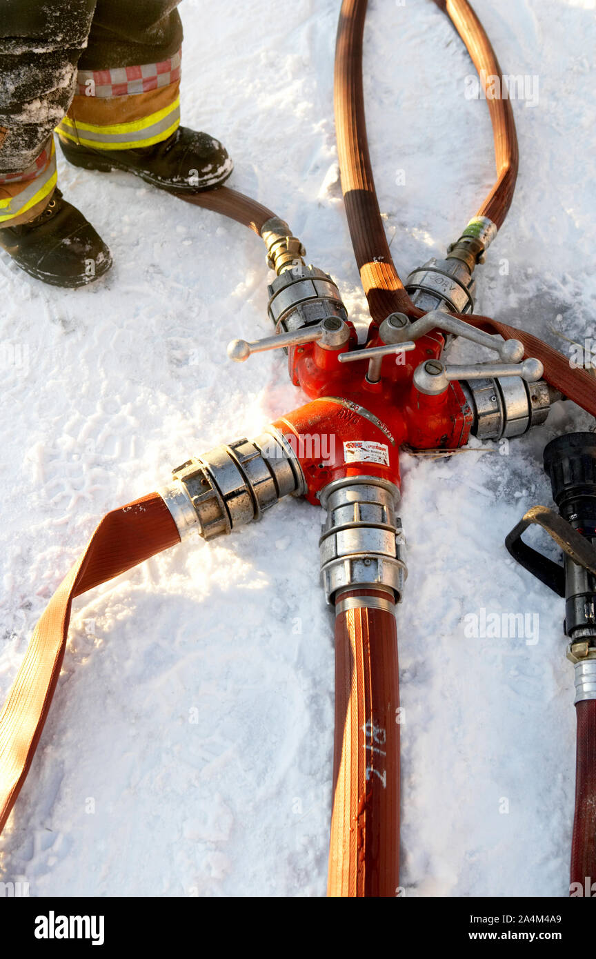 Fireman at work hi-res stock photography and images - Alamy