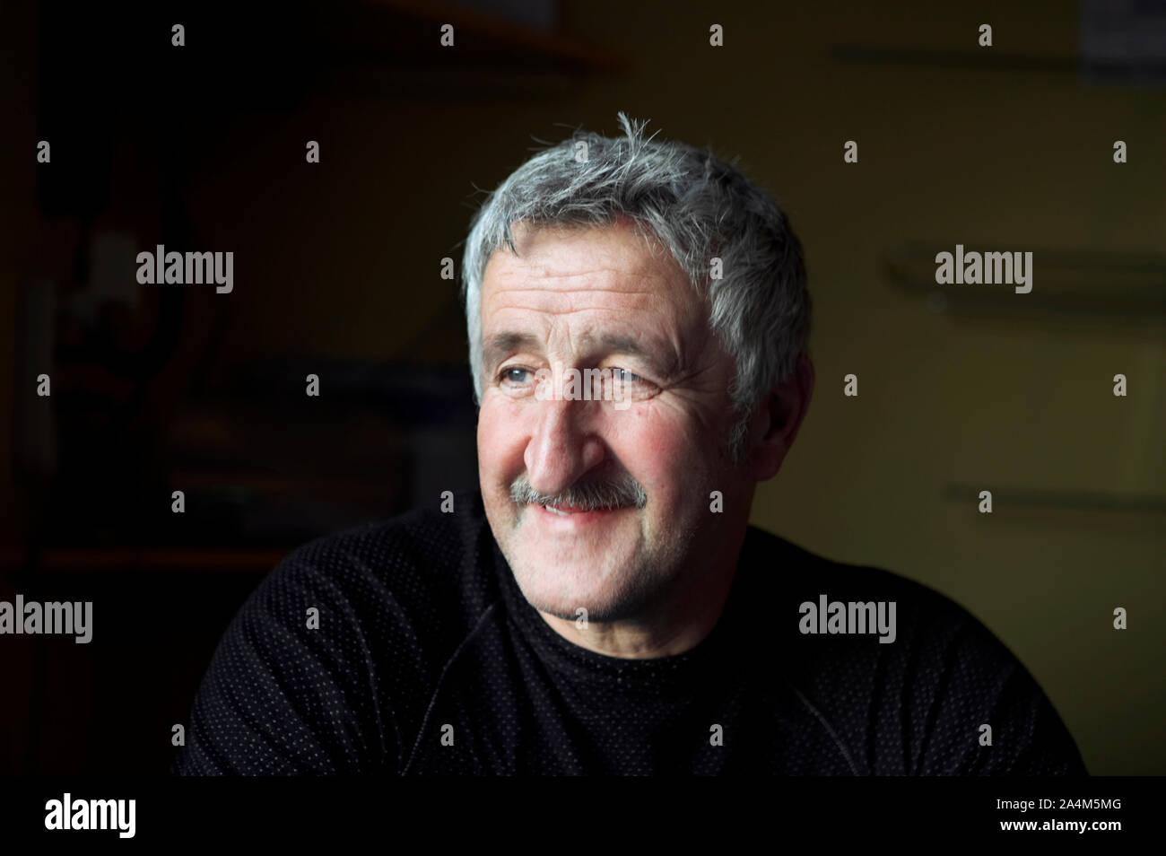 Man with moustache Stock Photo - Alamy